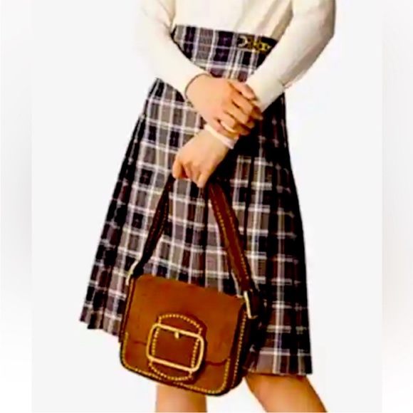 Tory Burch | Skirts | Tory Burch Garrett Milano Plaid Skirt | Poshmark